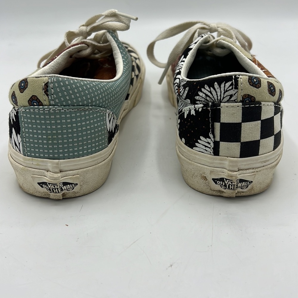 Vans Tiger Patchwork Checkered Flowers Collage Sneake… - Gem